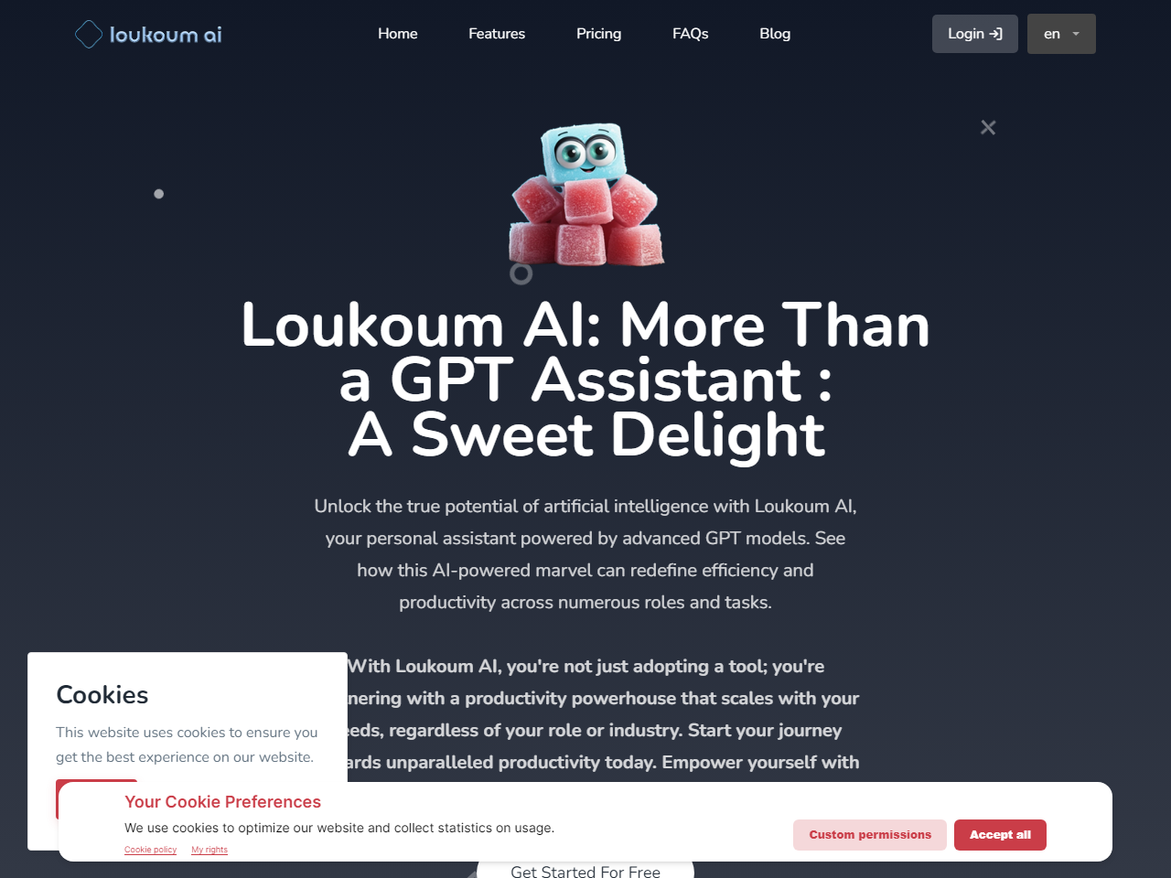 Loukoum AI: Cos’è, prezzi, a chi può servire | AIToolBox.it Loukoum AI: Cos’è, prezzi, a chi può servire | AIToolBox.it